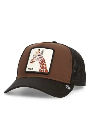GOORIN BROS High Giraffe Trucker Hat - Coffee
