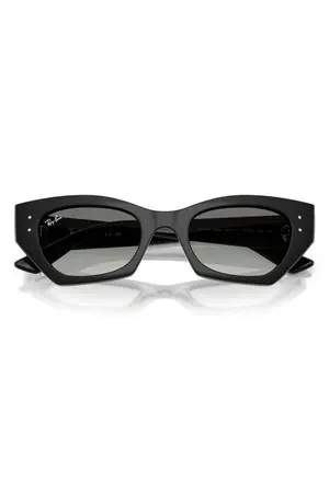 Ray-ban Zena Butterfly Sunglasses - Black/gradient Grey