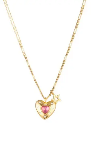 JULY CHILD Cosmic Love Pendant Necklace - Gold