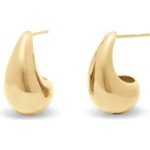 BROOK & YORK Farrah Teardrop Hoop Earrings - Gold