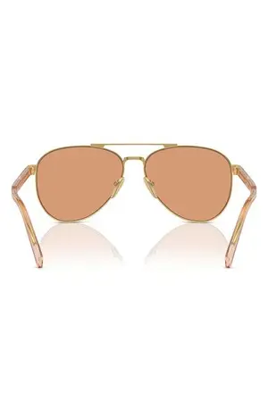Prada 61mm Pilot Sunglasses