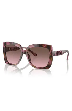 Michael Kors 57mm Gradient Square Sunglasses