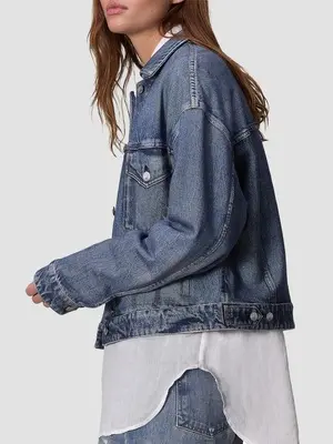 Rag & Bone Rb Miramar Denim Trucker Jacket - Walker