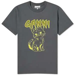 GANNI Kitty Relaxed T-shirt