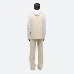 Helmut Lang Sleeveless Linen Blazer