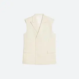 Helmut Lang Sleeveless Linen Blazer