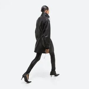Helmut Lang Leather Gusset Dress