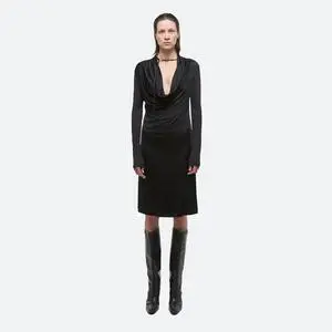 Helmut Lang Cowl Neck Dress