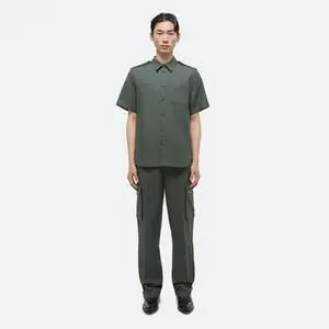 Helmut Lang Linen Epaulet Shirt