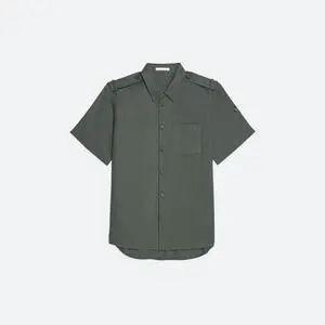 Helmut Lang Linen Epaulet Shirt