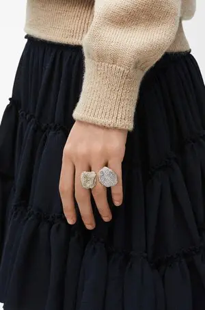Loewe Pave Rings