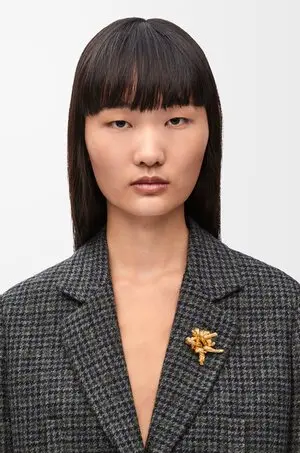 Loewe X Lynda Benglis Tarantella Brooch - Gold