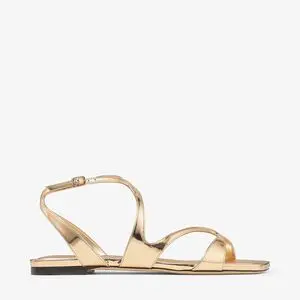 JIMMY CHOO Ayla Flat - Gold