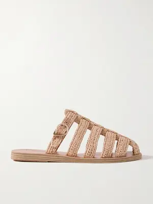 ANCIENT GREEK SANDALS Cosmia Raffia Sandals - Neutrals