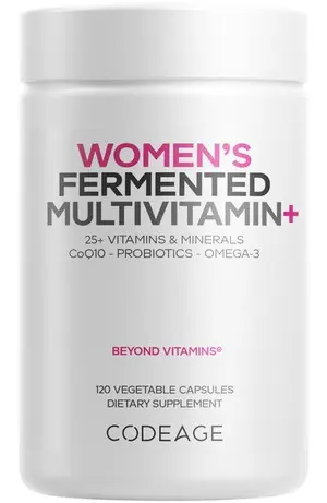 CODEAGE Daily Multivitamins Minerals & Probiotics Supplement - White