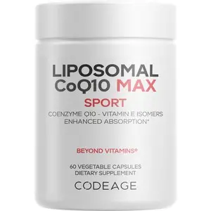 CODEAGE Liposomal Coq10 250mg + Vitamin E Supplement - White