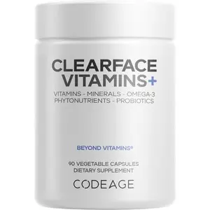 CODEAGE Clearface Pantothenic Acid & Niacin Vitamins Supplement - White