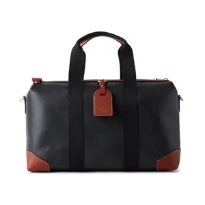 Mulberry Heritage Day Clipper Duffle - Black-cognac