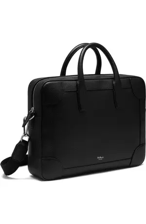 Mulberry Belgrave Leather Briefcase - Black