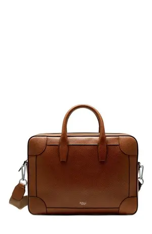 Mulberry Mulberry Belgrave Leather Briefcase Oak