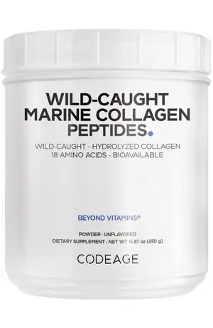 CODEAGE Marine Collagen Protein Powder Supplement - White