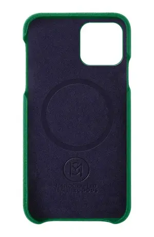 MAISON DE SABRE Leather Phone Case - Emerald Green