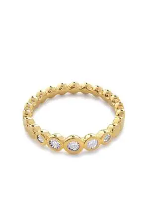 Monica Vinader Graduated Half Eternity Ring - Gold