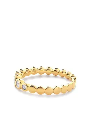 Monica Vinader Graduated Half Eternity Ring - Gold