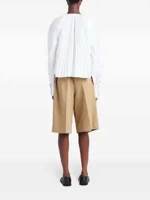 Proenza Schouler Monica Pleat-detailing Blouse - White