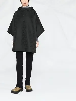 Max Mara Single-breasted Cape Coat