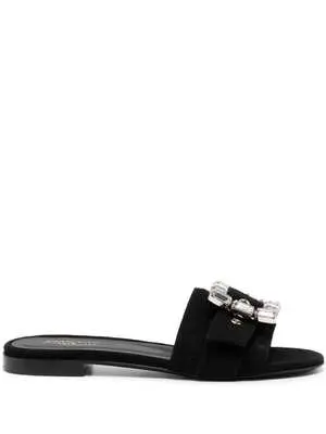 MADISON MAISON Fade Suede Sandals - Black