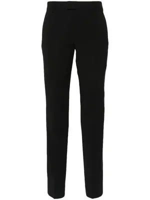 AMI Paris Tapered Tailored Trousers - Black