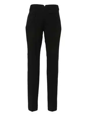 AMI Paris Tapered Tailored Trousers - Black