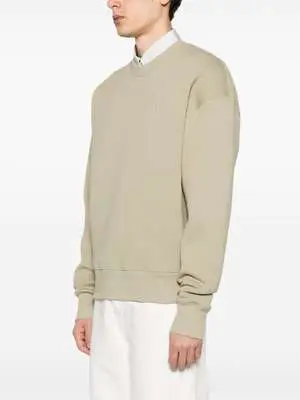 AMI Paris De Coeur Embossed Sweatshirt - Green