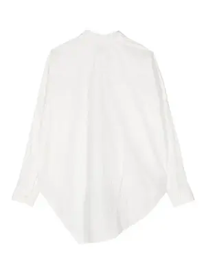 FORME D'EXPRESSION Asymmetric Cotton Shirt - White
