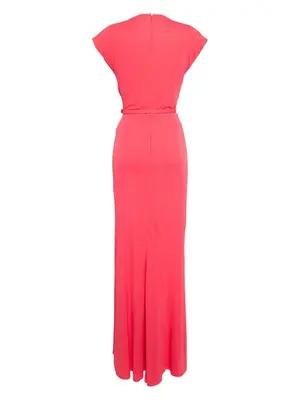 Elie Saab Draped Midi Dress