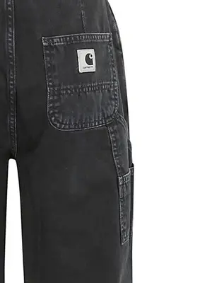 Carhartt Work In Progress Mid-rise Straight-leg Jeans - Black