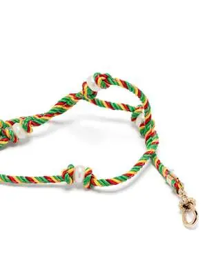 MARIE LICHTENBERG 14kt Yellow Mauli Rasta Necklace