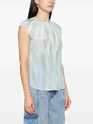 BOSS Abstract-stripes Sleeveless Shirt