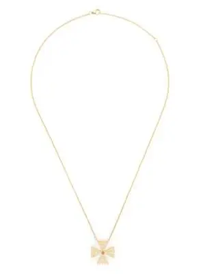 Harwell Godfrey 18kt Yellow Crux Mini Diamond Pendant Necklace - Gold