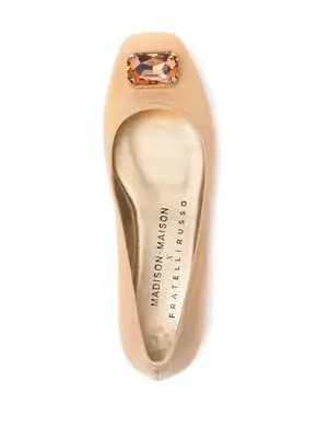 MADISON MAISON Marion Ballet Flats - Brown