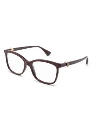 Cartier Square-frame Eyeglasses - Red