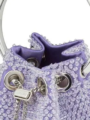 JIMMY CHOO Micro Bon Bon Beaded Tote