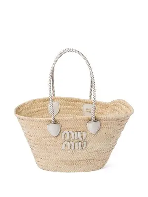 Miu Miu Raffia Beach Bag