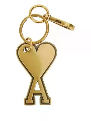 Ami Logo-detail Keyring - Gold