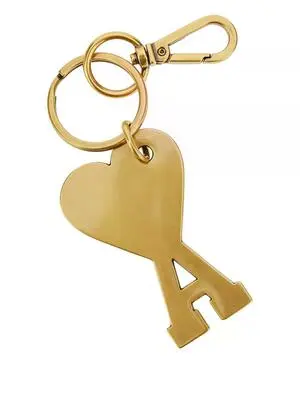 Ami De Coeur Logo-detail Keyring - Gold