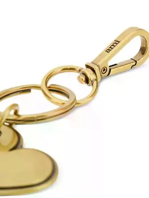 Ami De Coeur Logo-detail Keyring - Gold