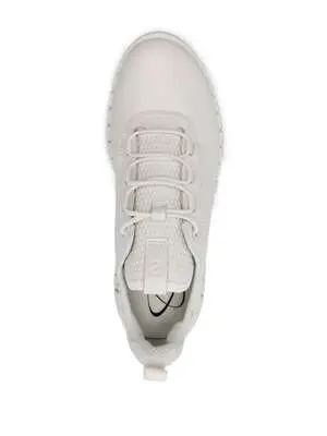 Ecco Gruuv Leather Sneakers - White