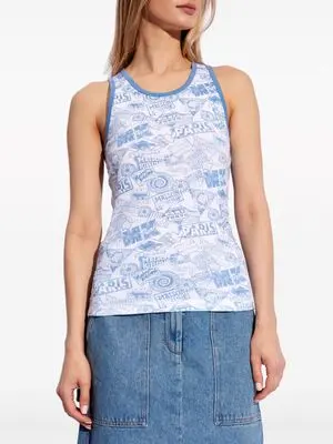 Maison Kitsuné Surf Collage Tank Top