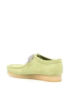 Clarks Wallabee Suede Boat Shoes - Green